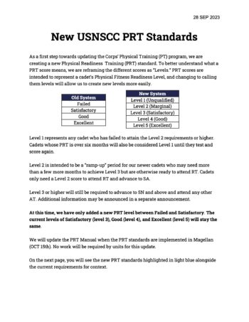 PRT – Clermont Battalion